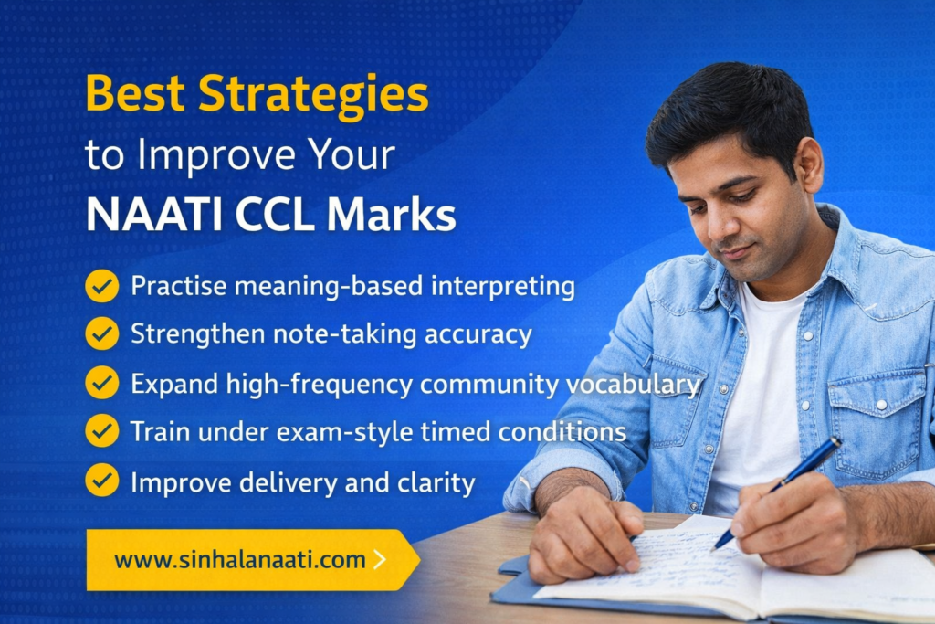 Best Strategies to Improve Your NAATI CCL Marks